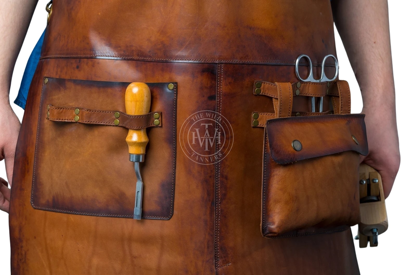 Leather Work Aprons With Pockets